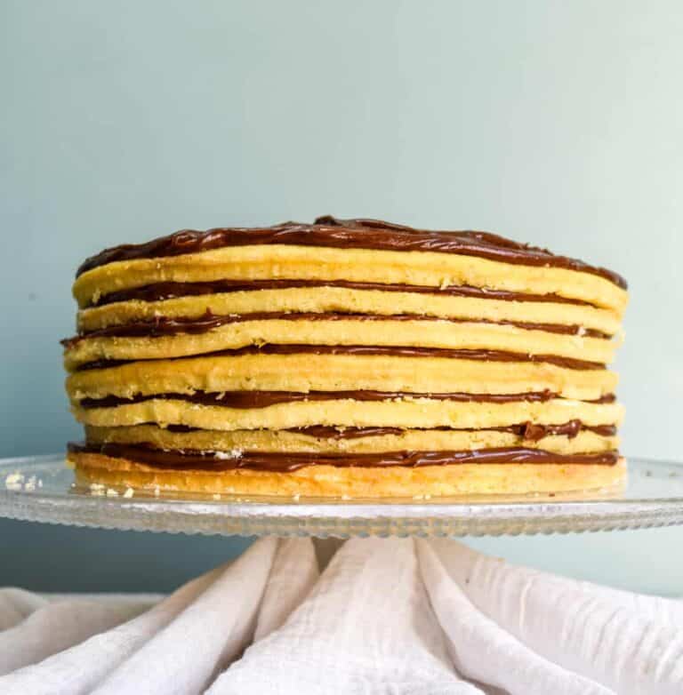 Seven Layer Chocolate Cake - Waiting for Blancmange