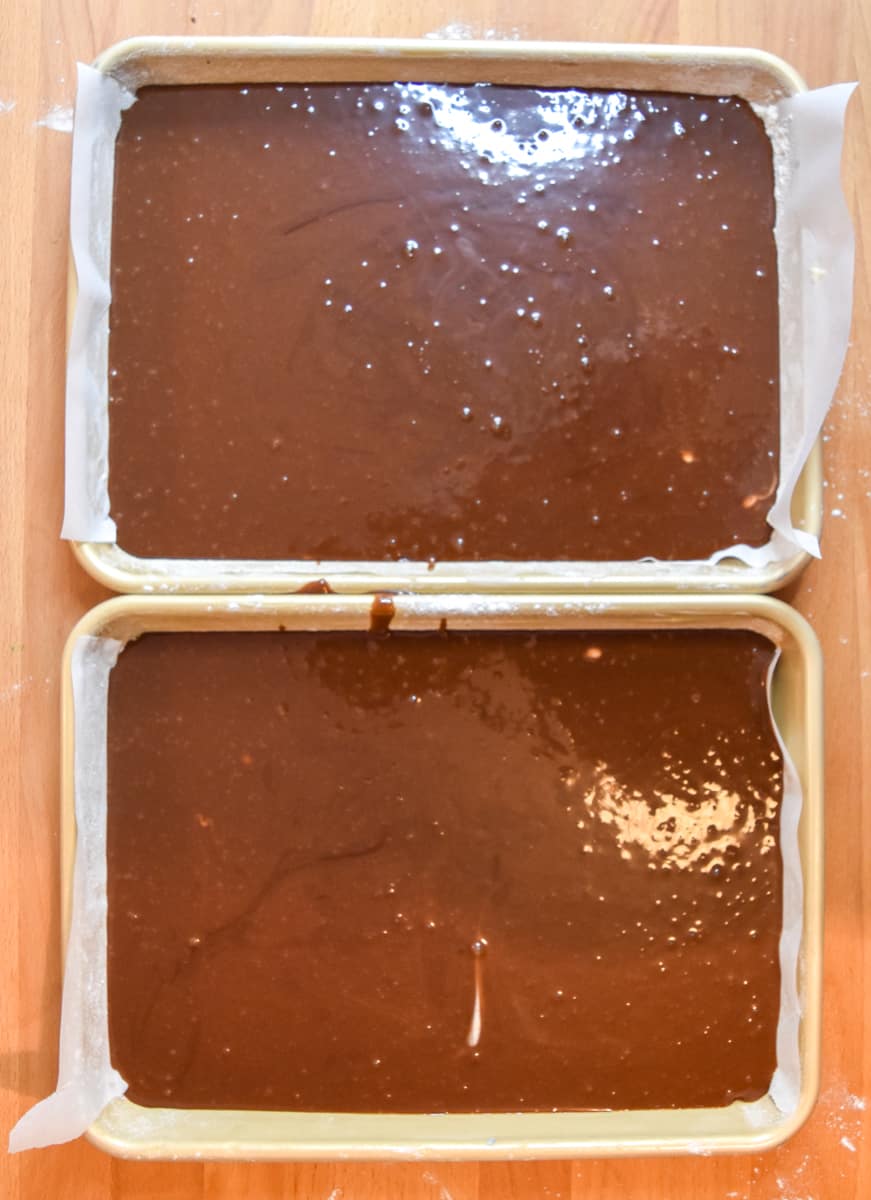 Old Fashioned Chocolate Sheet Cake - Waiting for Blancmange