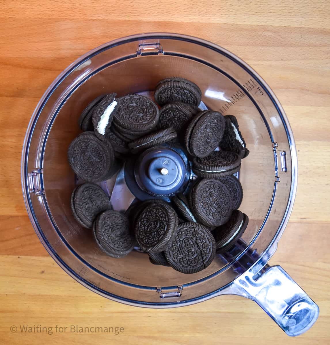 Two Ingredient Oreo Crust - Waiting for Blancmange