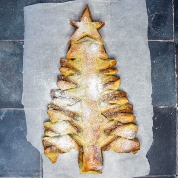 Biscoff Puff Pastry Christmas Tree - Waiting for Blancmange